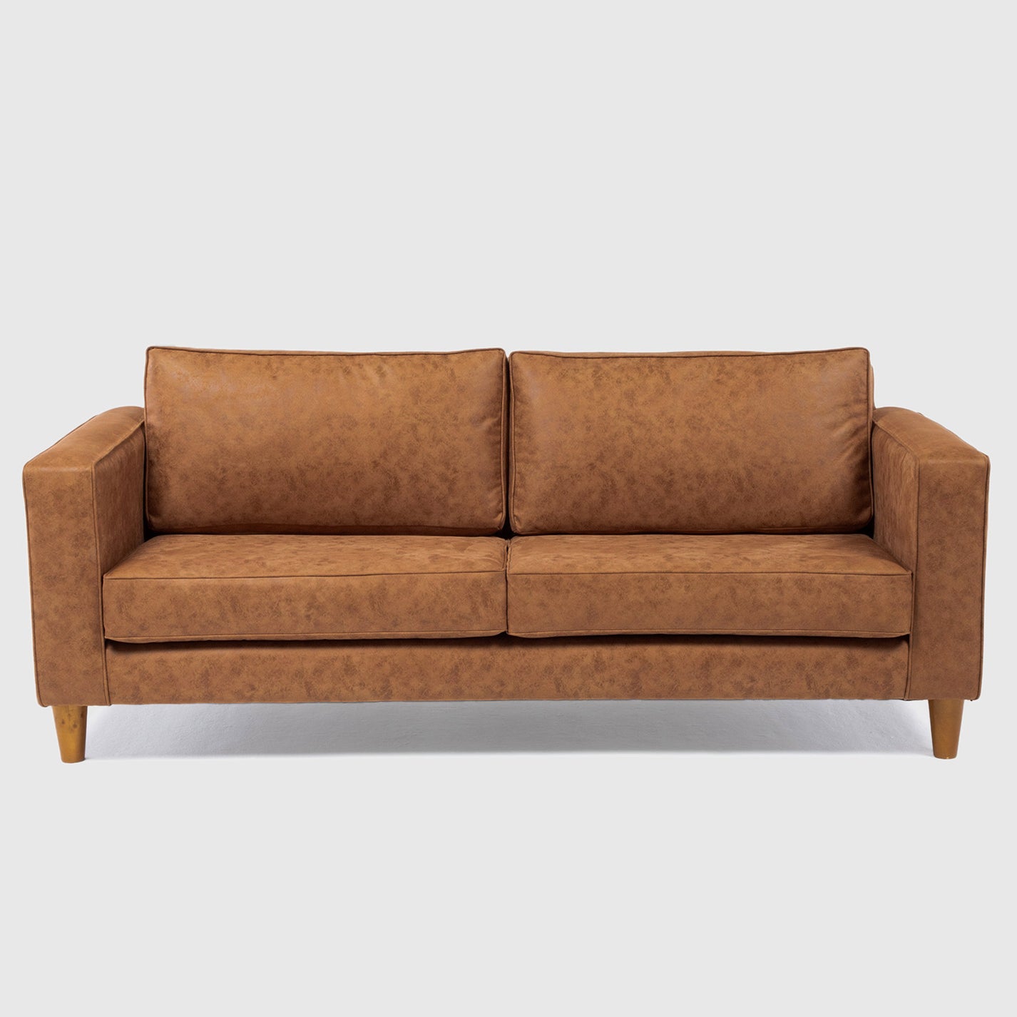 New Sofá Claro Cuero Bonded – Barra Design