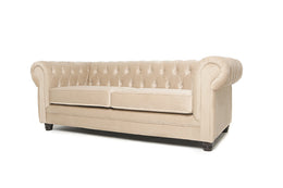 Sofá Chesterfield 3C Felpa – Barra Design